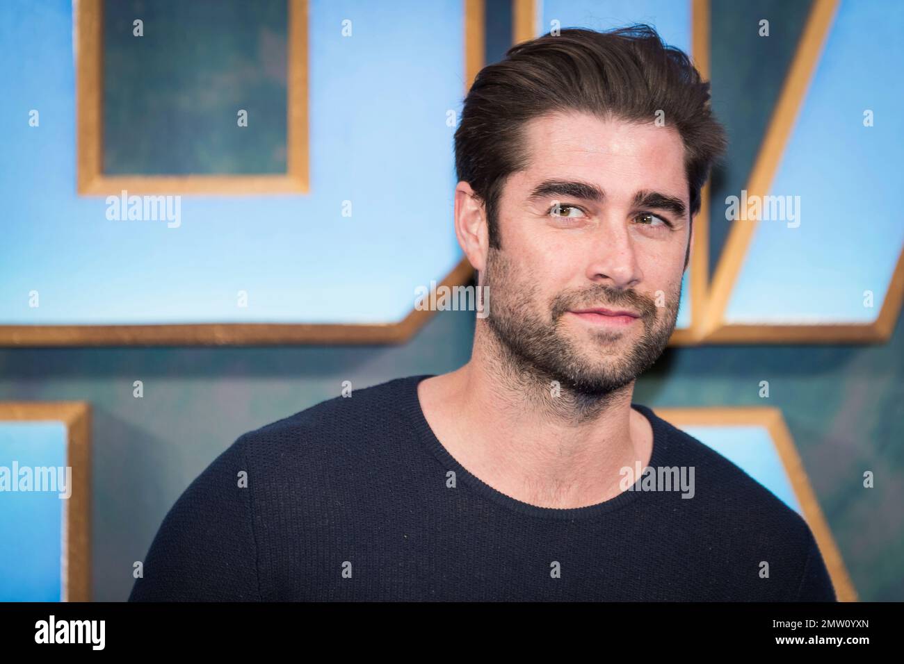Matt Johnson poses for photographers upon arrival at the premiere of ...