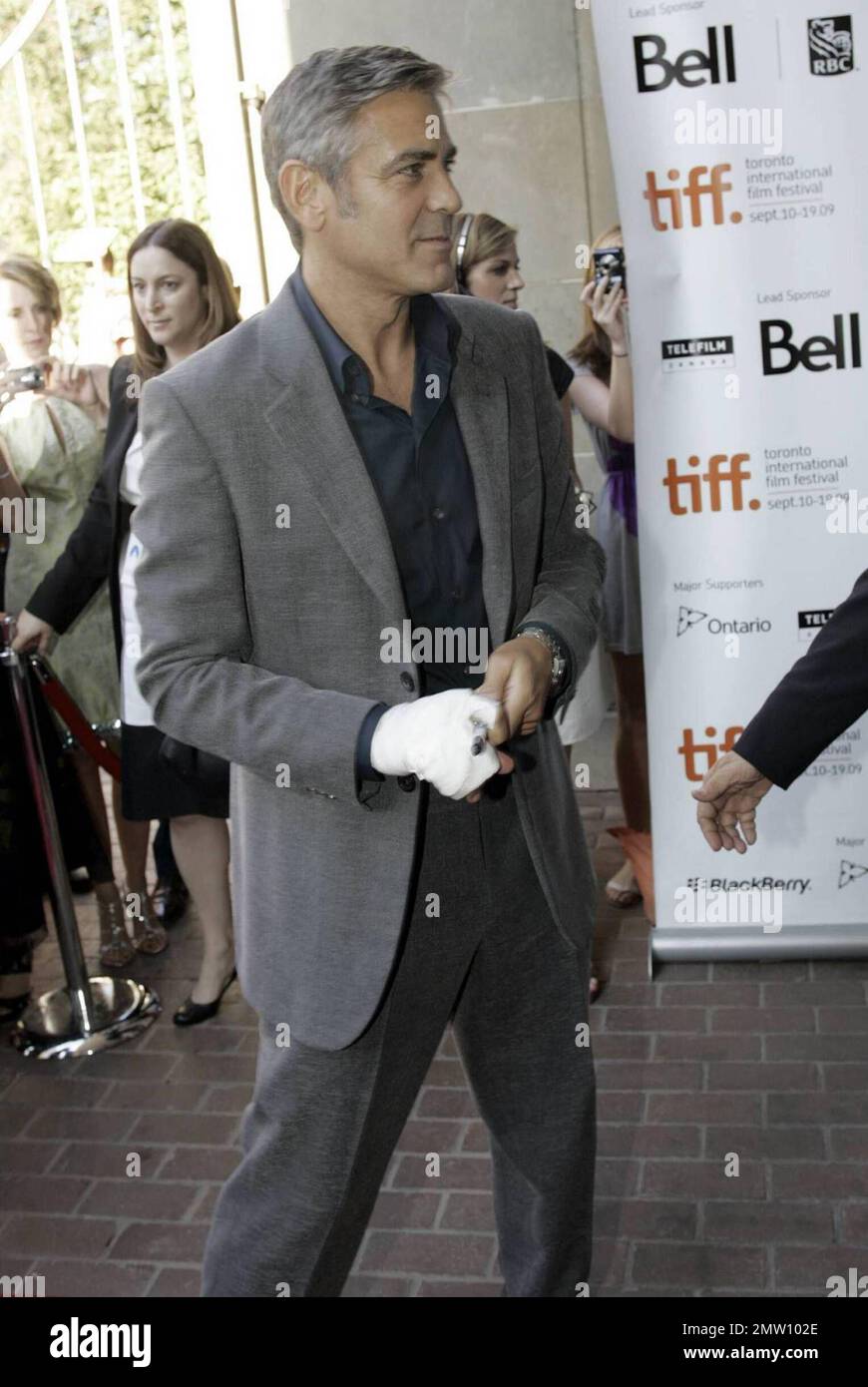 George Clooney at the premiere of "Up in the Air" at the Toronto ...