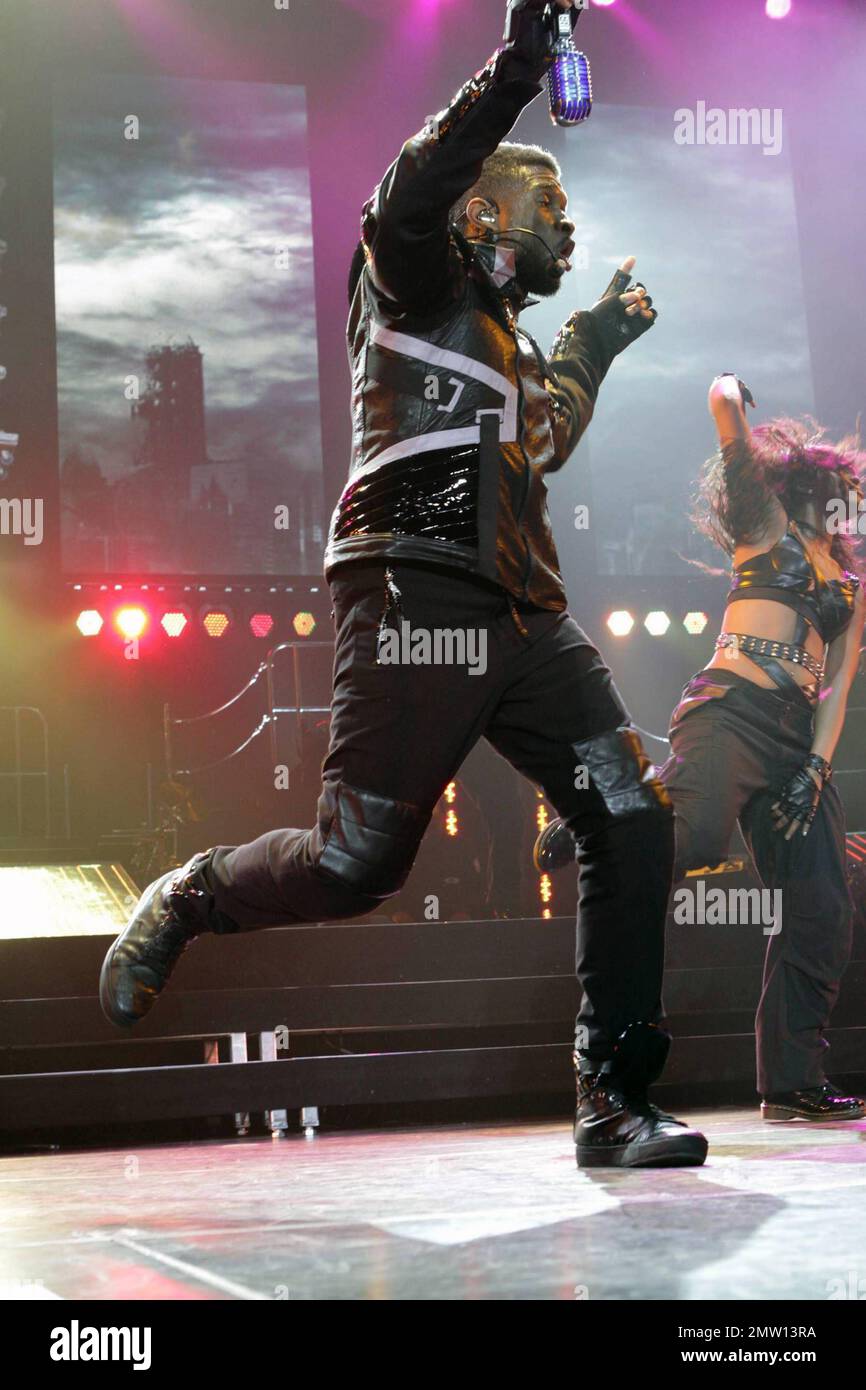 Usher performs live in concert at the O2 Arena in London, UK. 2/2/11 ...