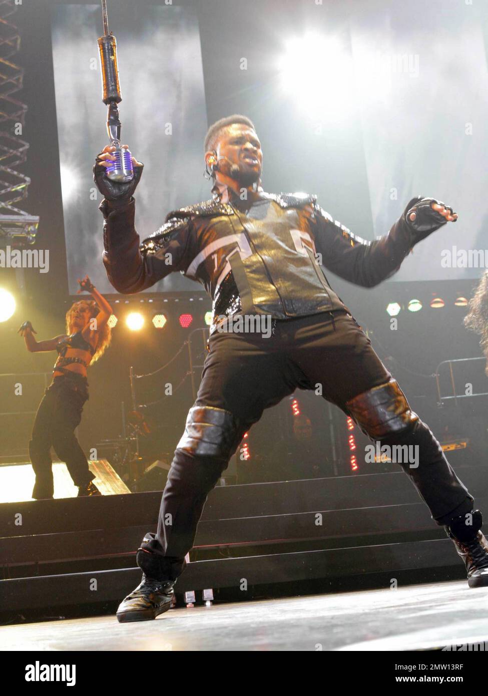 Usher performs live in concert at the O2 Arena in London, UK. 2/2/11 ...
