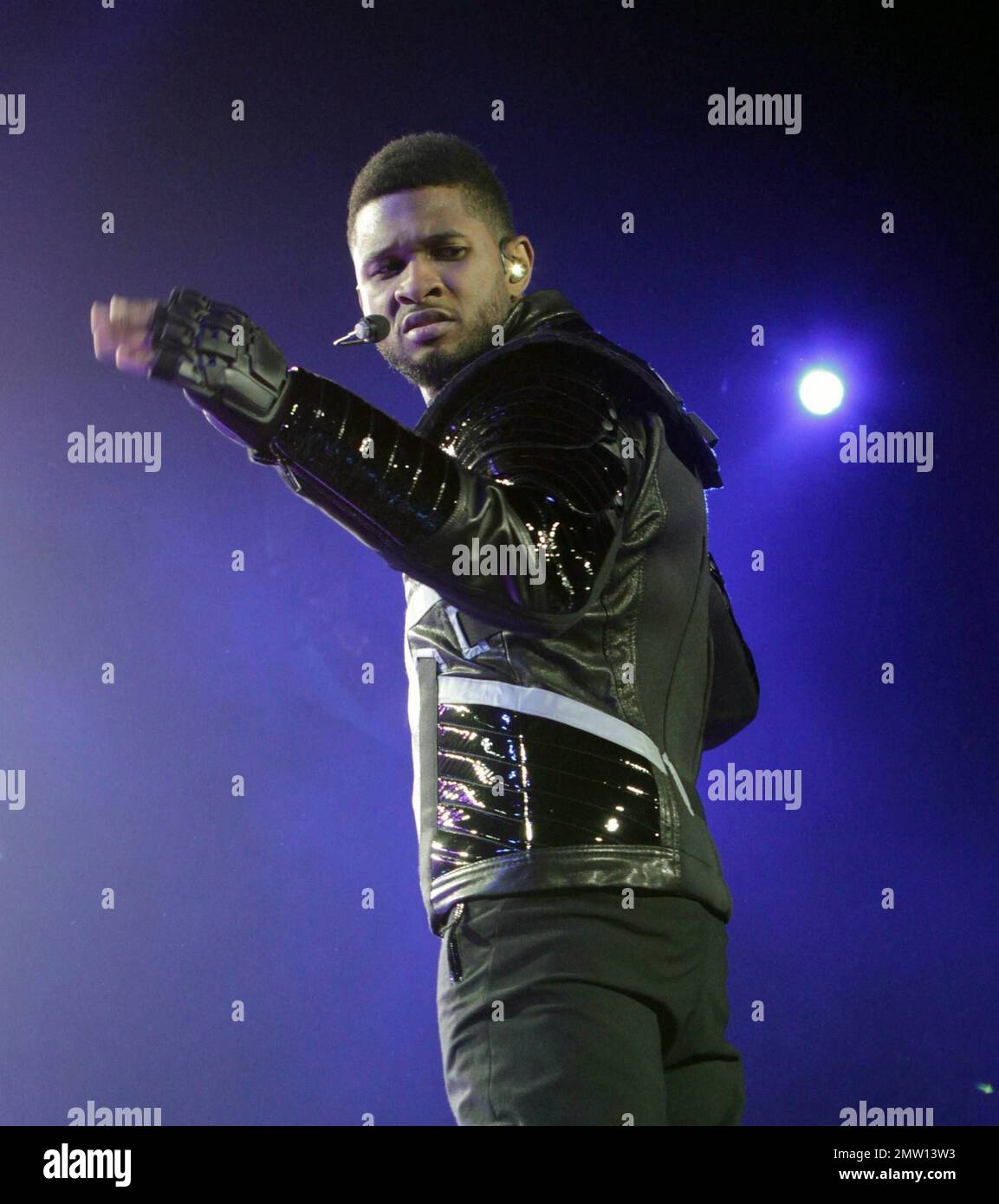 Usher performs live in concert at the O2 Arena in London, UK. 2/2/11 ...