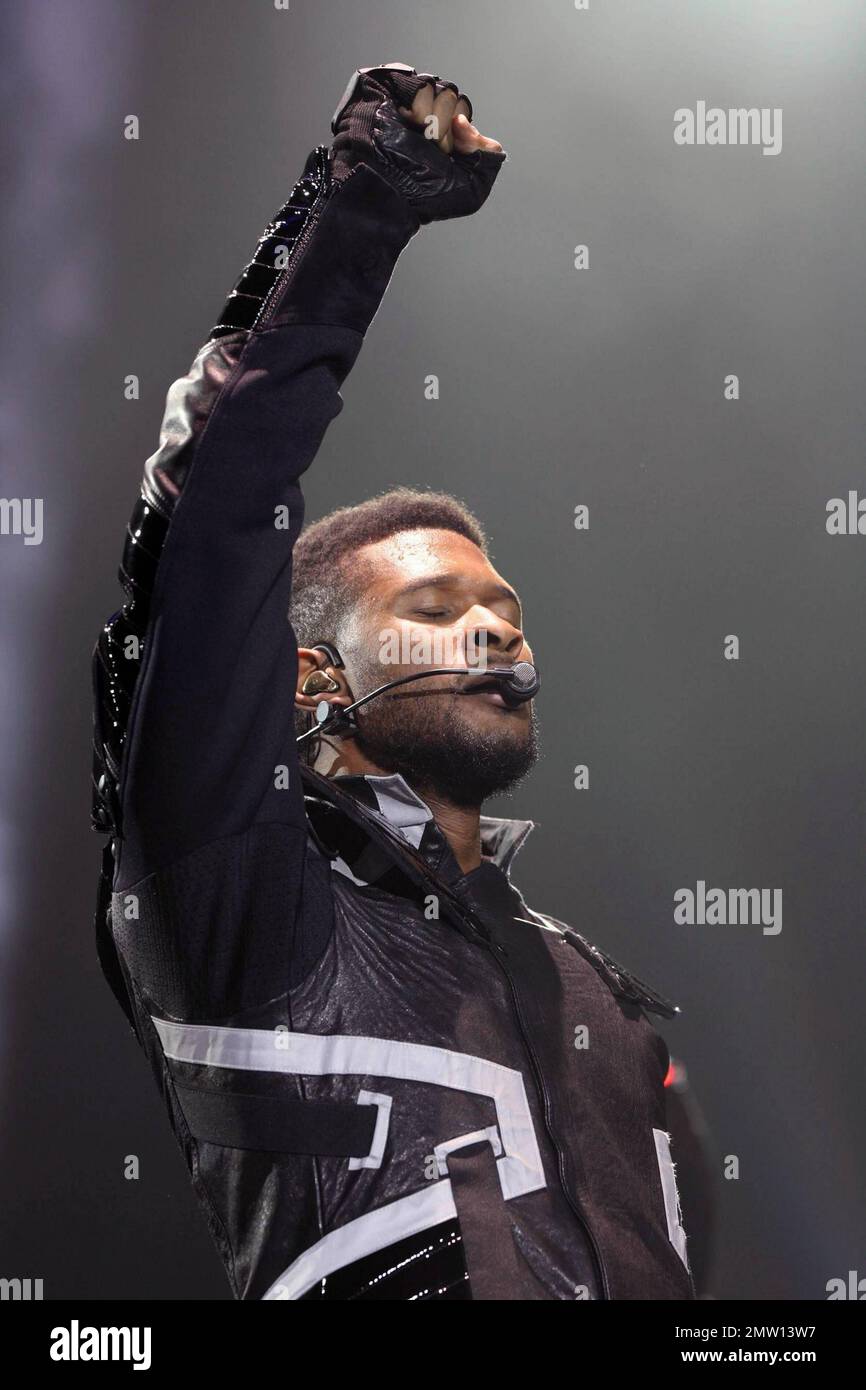 Usher performs live in concert at the O2 Arena in London, UK. 2/2/11 ...