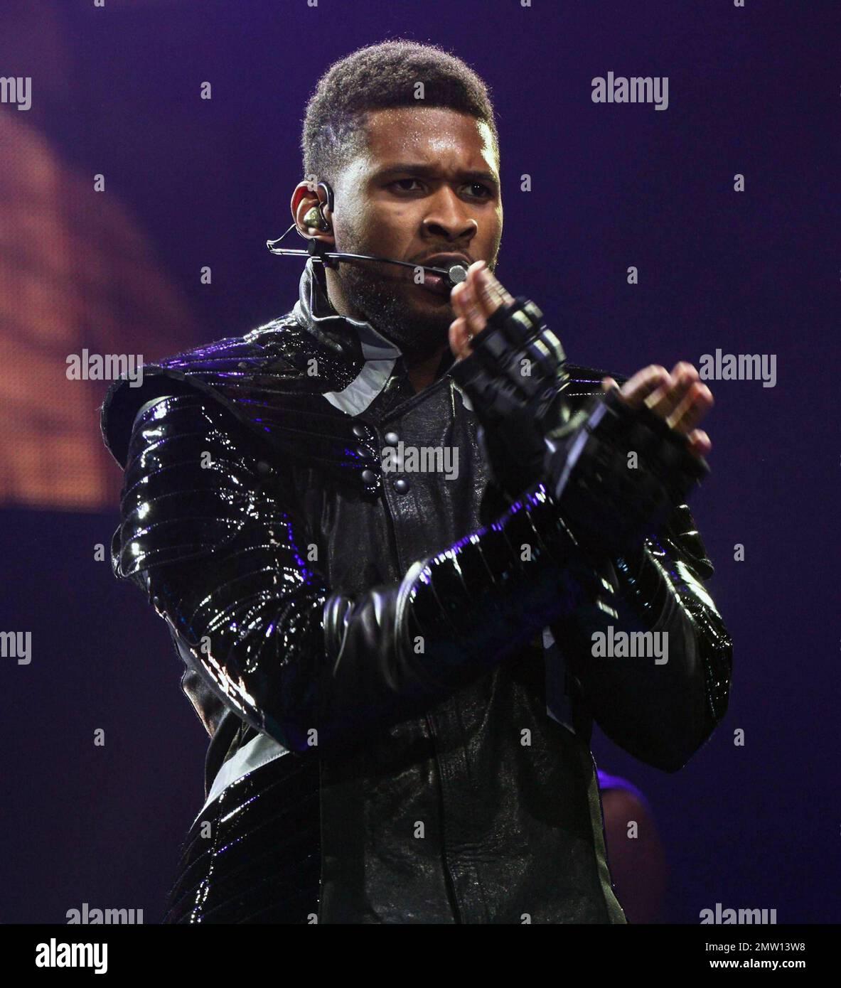 Usher performs live in concert at the O2 Arena in London, UK. 2/2/11 ...