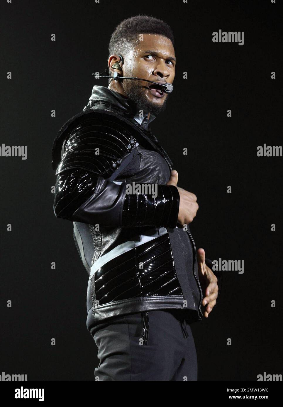 Usher performs live in concert at the O2 Arena in London, UK. 2/2/11 ...