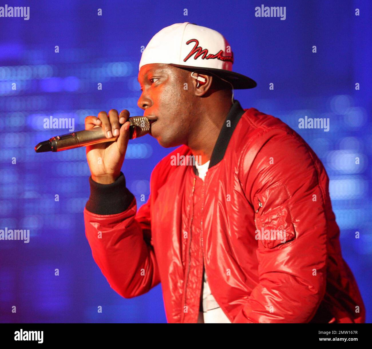Dizzee Rascal performs live at the V Festival Hylands Park, Chelmsford ...