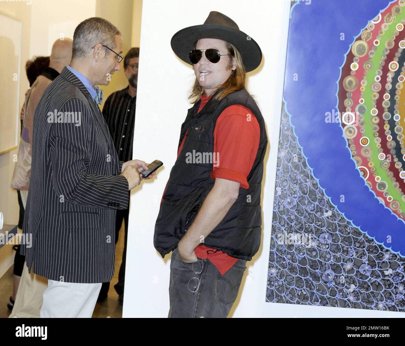 Actor and art lover Val Kilmer spends another day taking in the Art ...