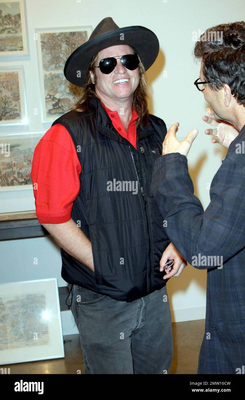 Actor and art lover Val Kilmer spends another day taking in the Art ...