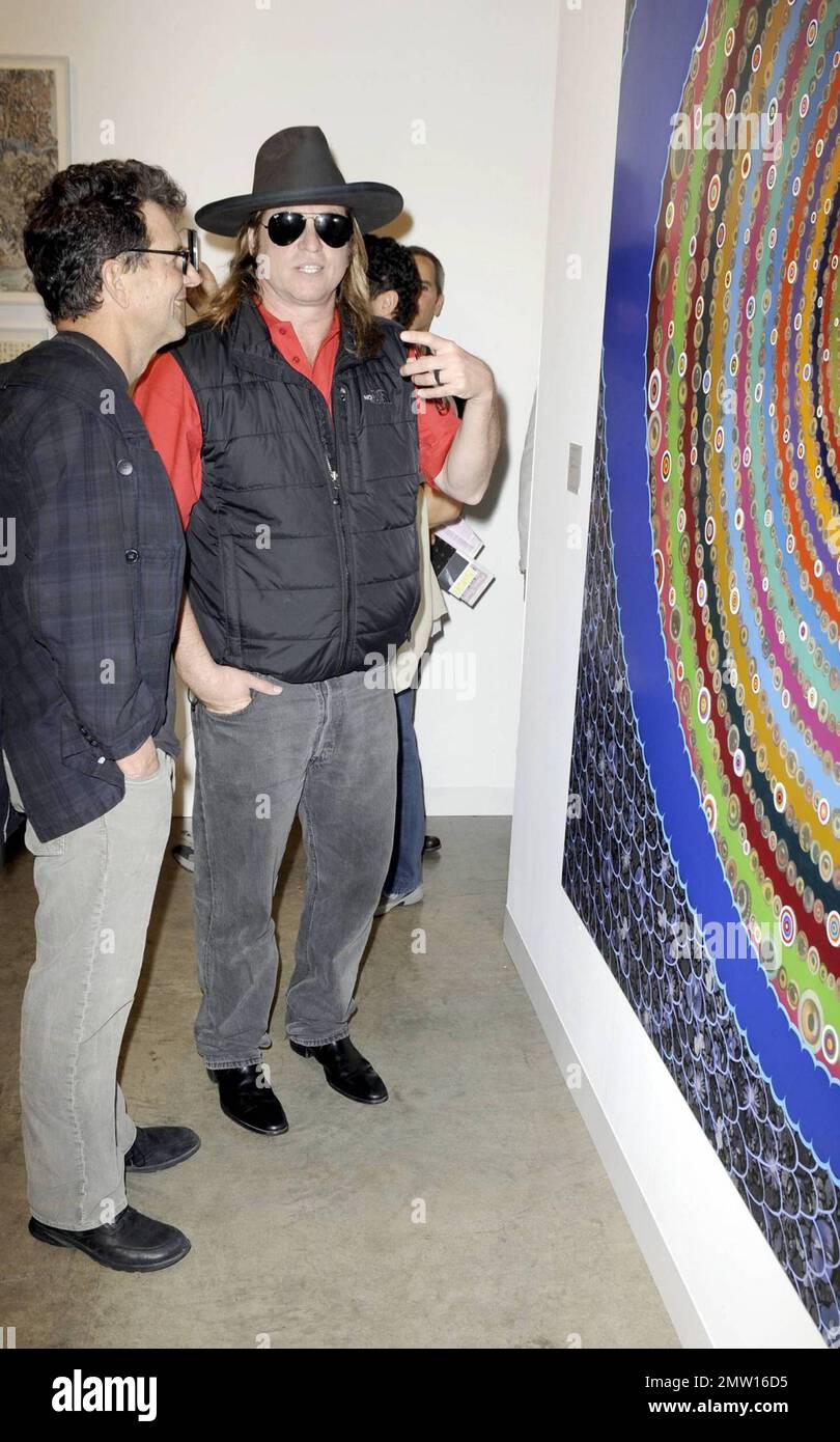 Actor and art lover Val Kilmer spends another day taking in the Art ...