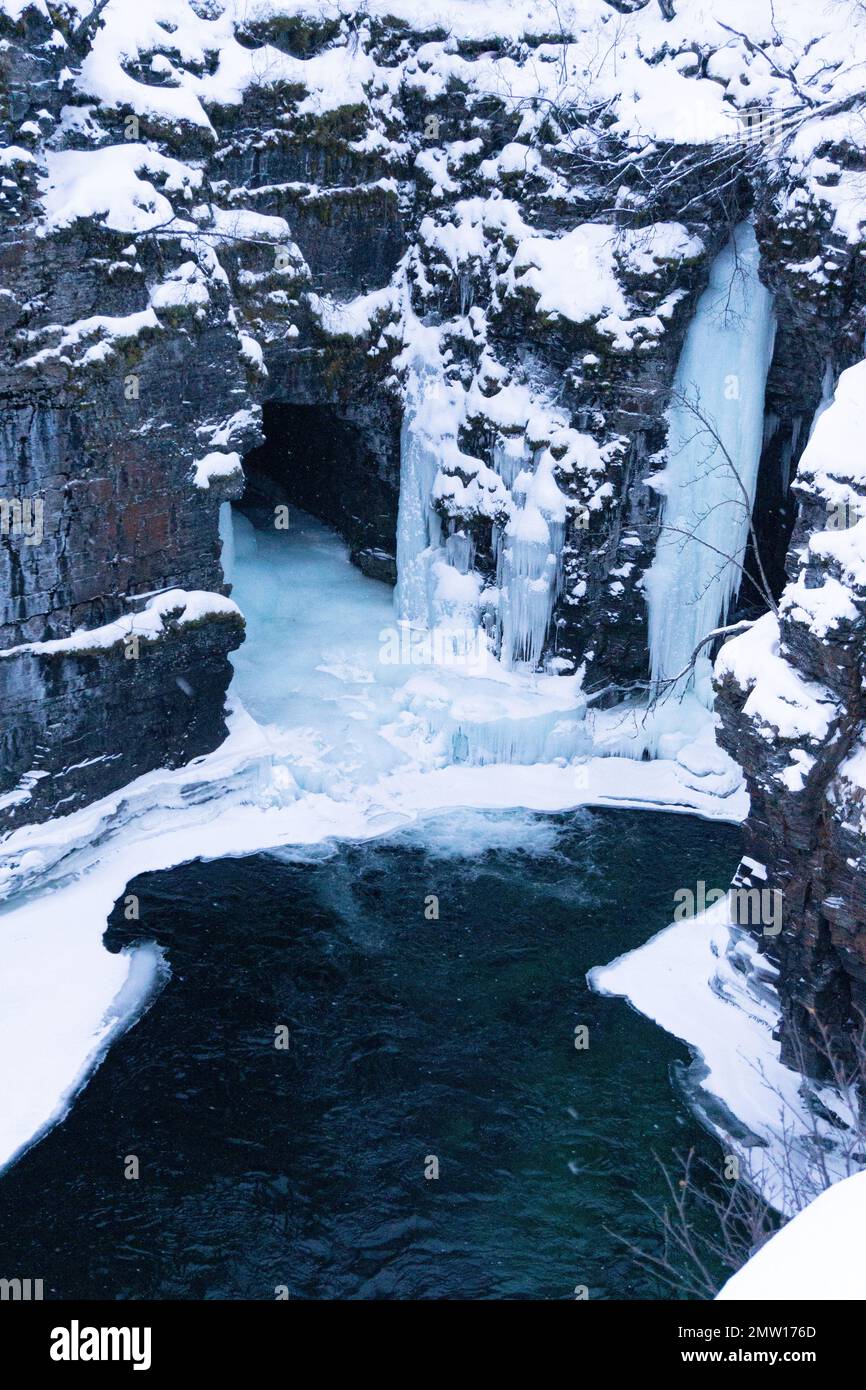 Lappland road hi-res stock photography and images - Alamy