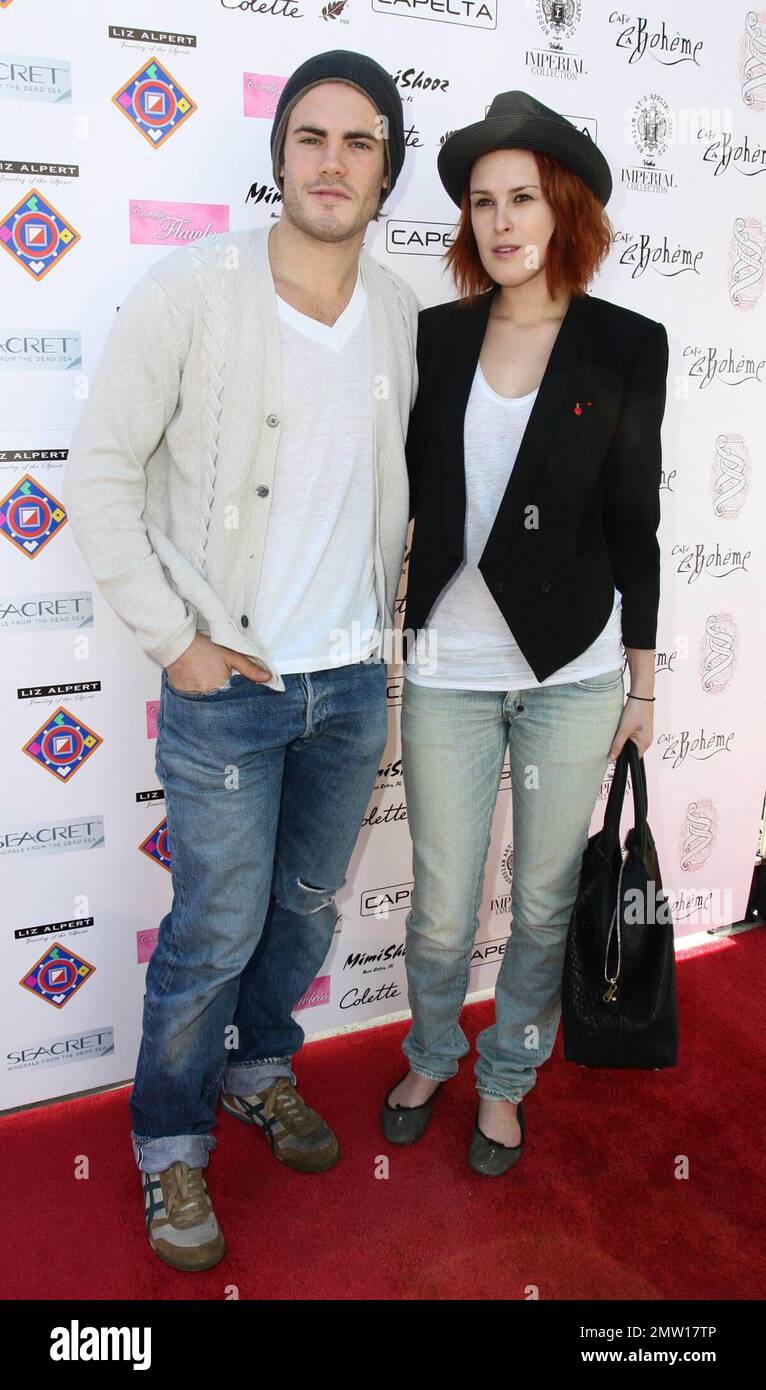 Rumer Willis and her boyfriend Micah Alberti attend the Valentine ...