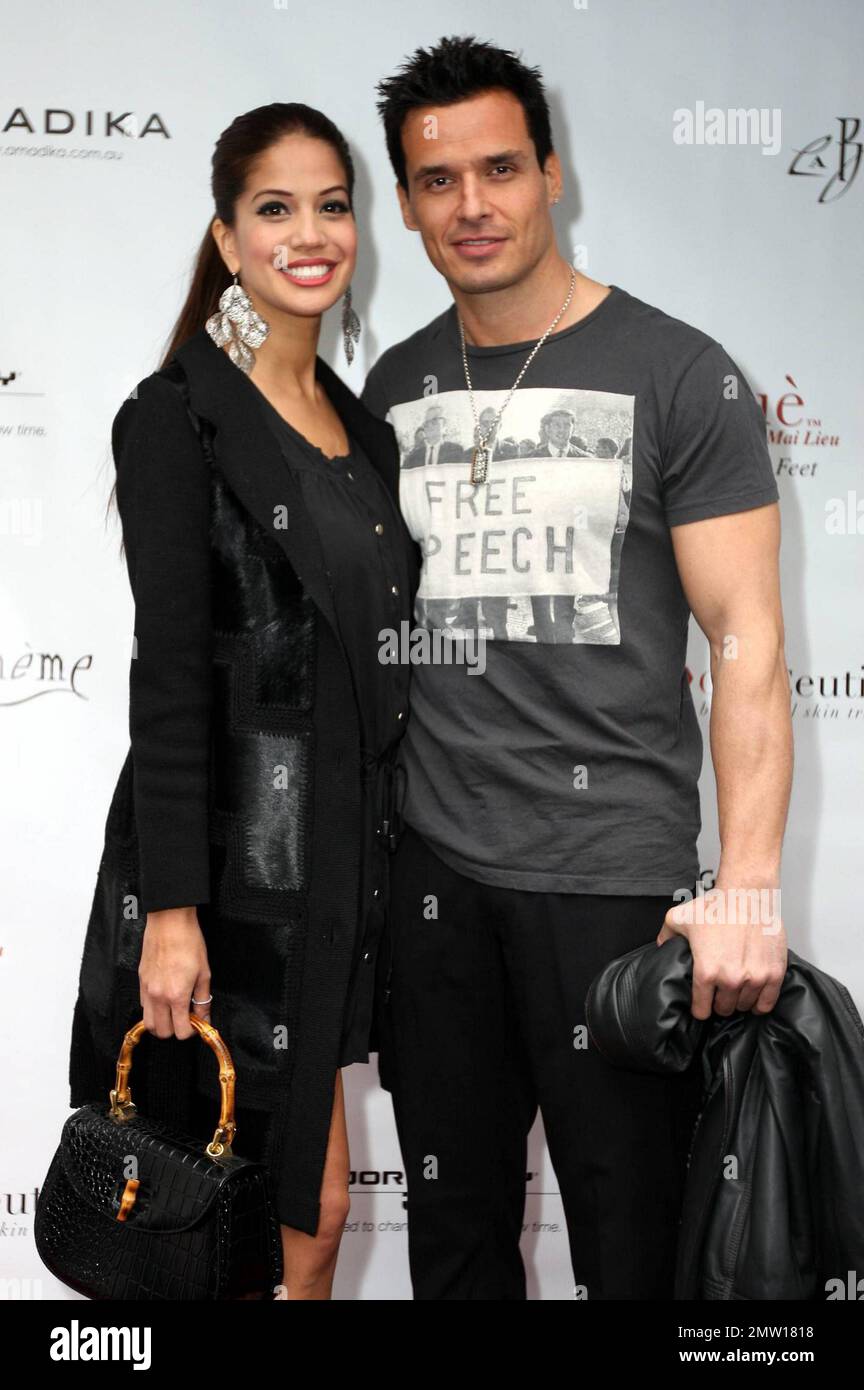 Antonio Sabato Jr and girlfriend Cheryl Moana Marie at the second ...