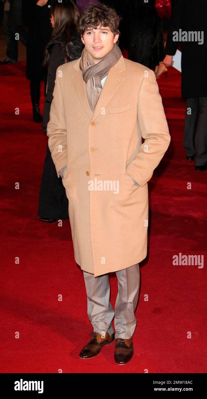 Ashton Kutcher walks the red carpet at the London premiere of ...