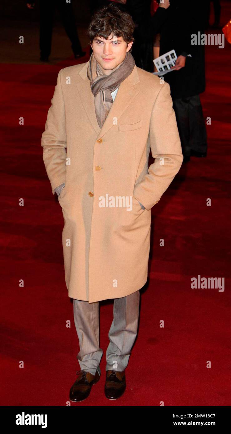 Ashton Kutcher walks the red carpet at the London premiere of ...