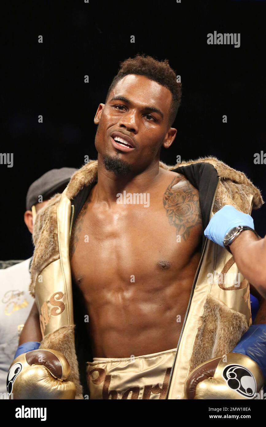 Jermell Charlo is seen before his fight against Charles Hatley for the ...