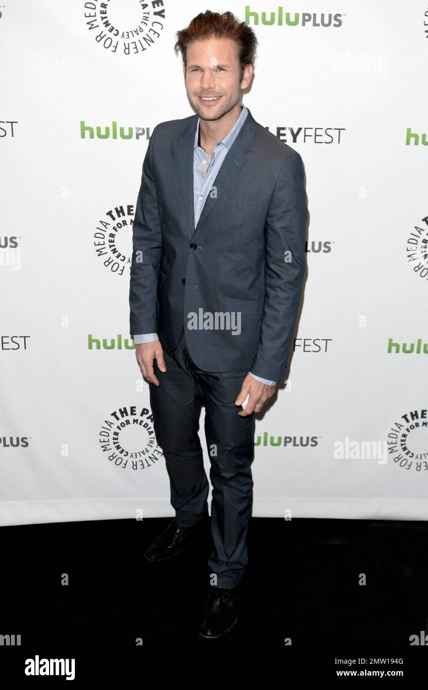 Actor Matt Davis arriving at Paleyfest 2012 at the Saban Theatre in ...