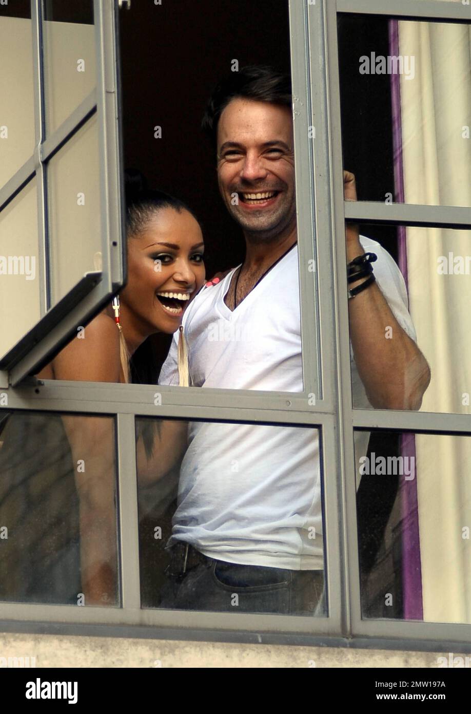 Kat Graham of the show "Vampire Diaries" poses for photos at a hotel in ...