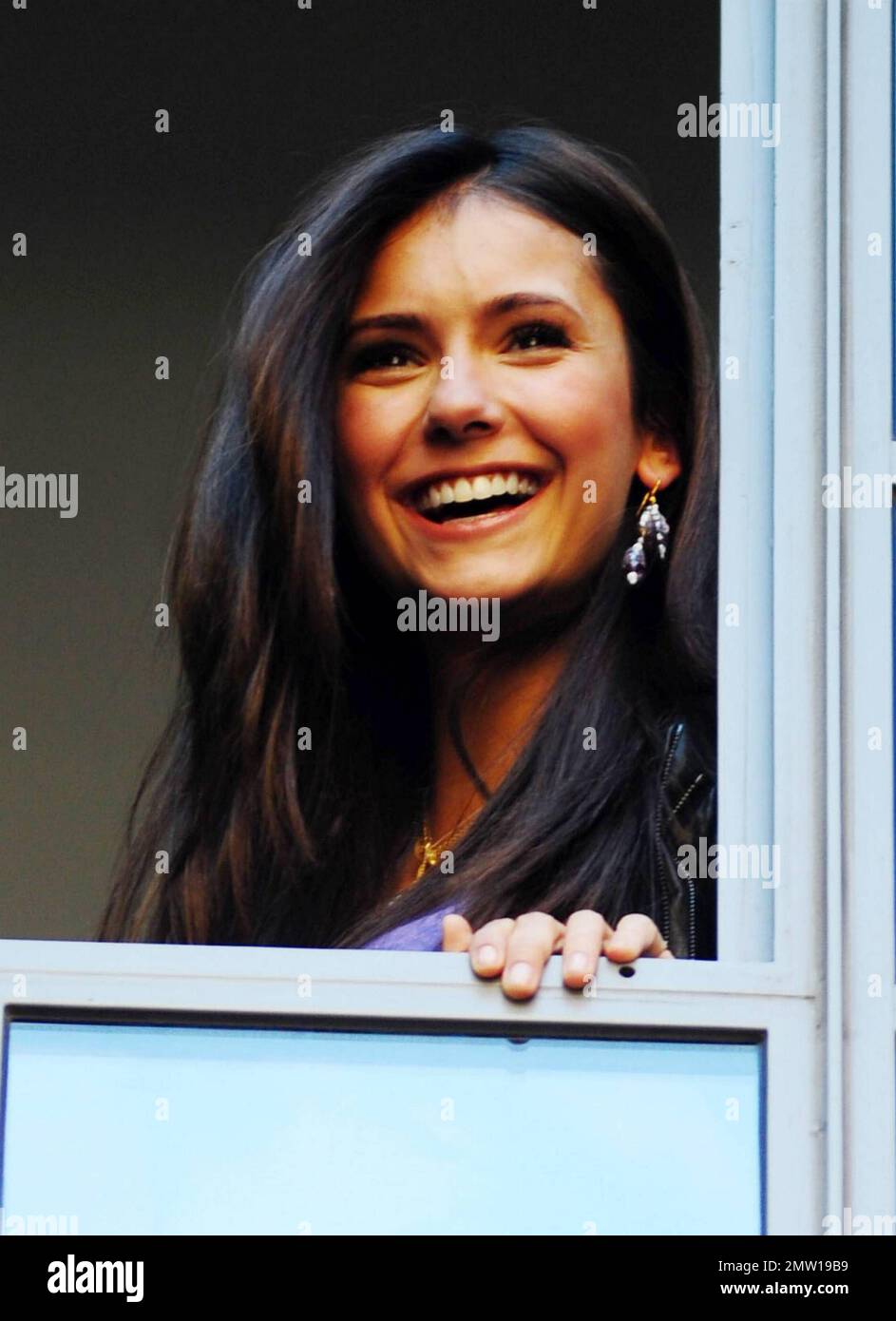Nina Dobrev of the American CW television series "The Vampire Diaries ...