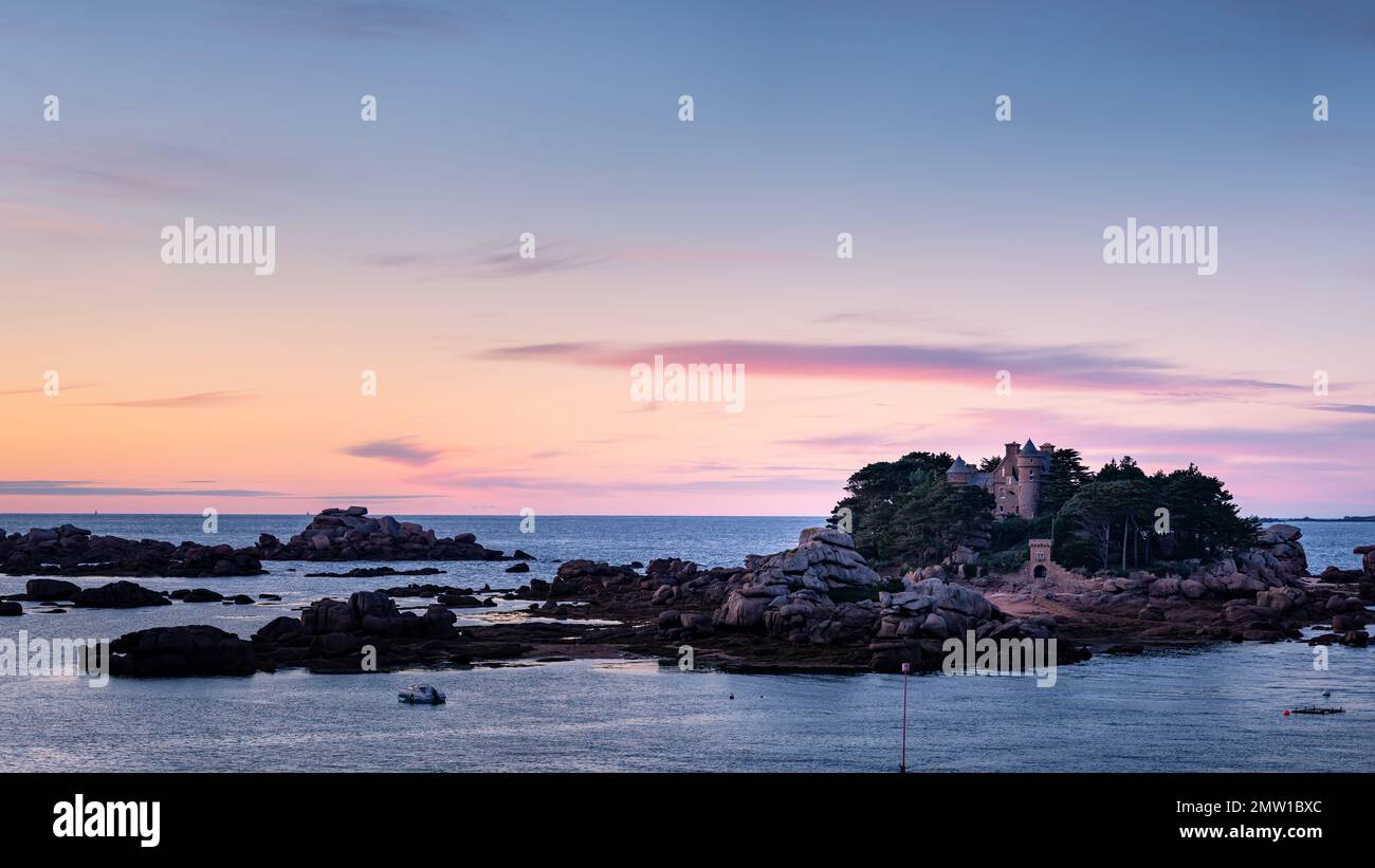 Chateau de costaeres at sunset hi-res stock photography and images - Alamy