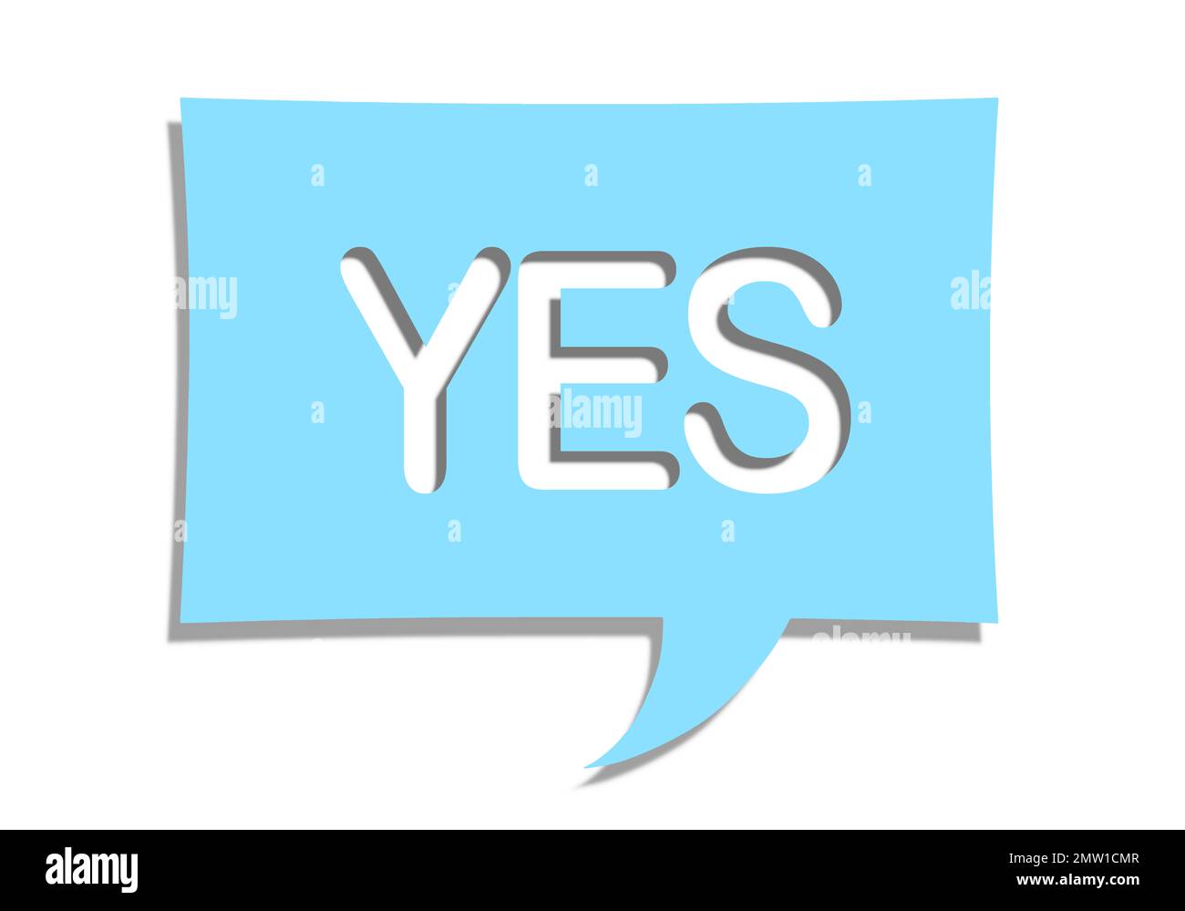 Yes label hi-res stock photography and images - Alamy