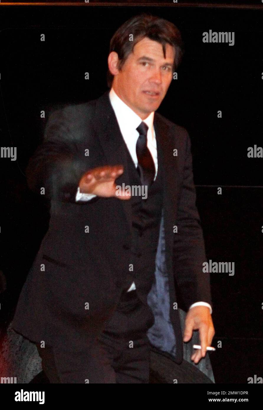 Actor Josh Brolin at the Vanity Fair Oscars after-party at the Sunset ...