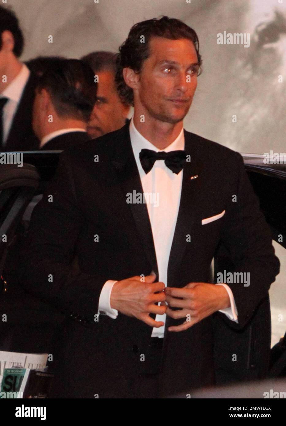 Matthew McConaughey arrives at the Vanity Fair Oscars after-party held ...