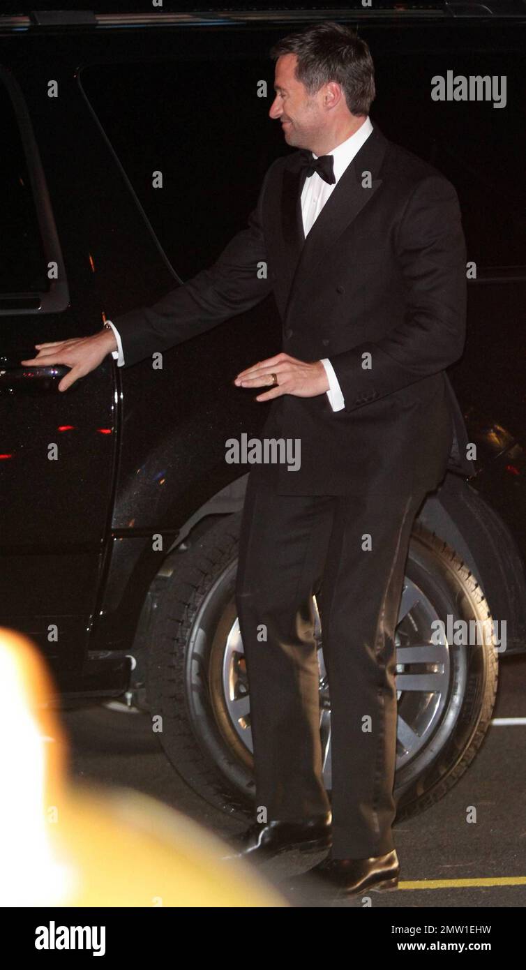 Last year's Oscar host and actor Hugh Jackman arrives at the Vanity ...