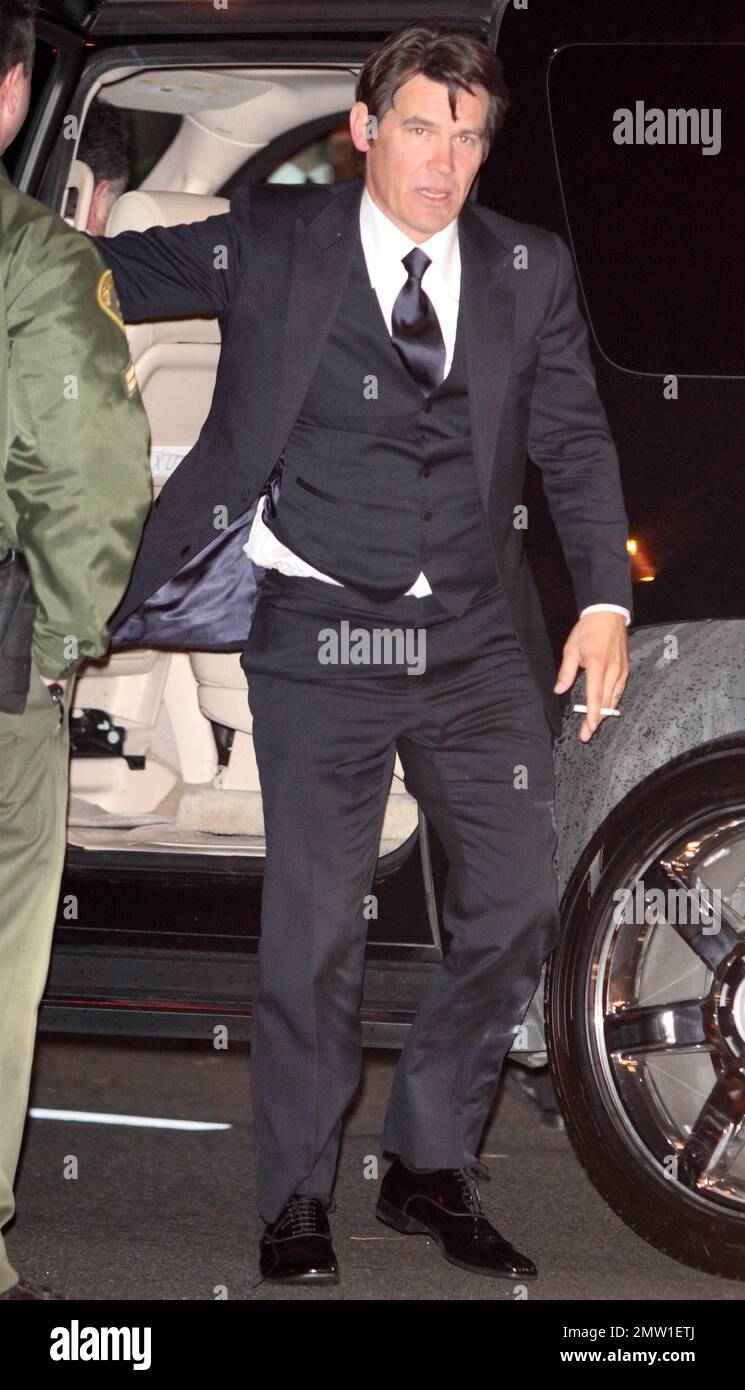 Actor Josh Brolin at the Vanity Fair Oscars after-party at the Sunset ...