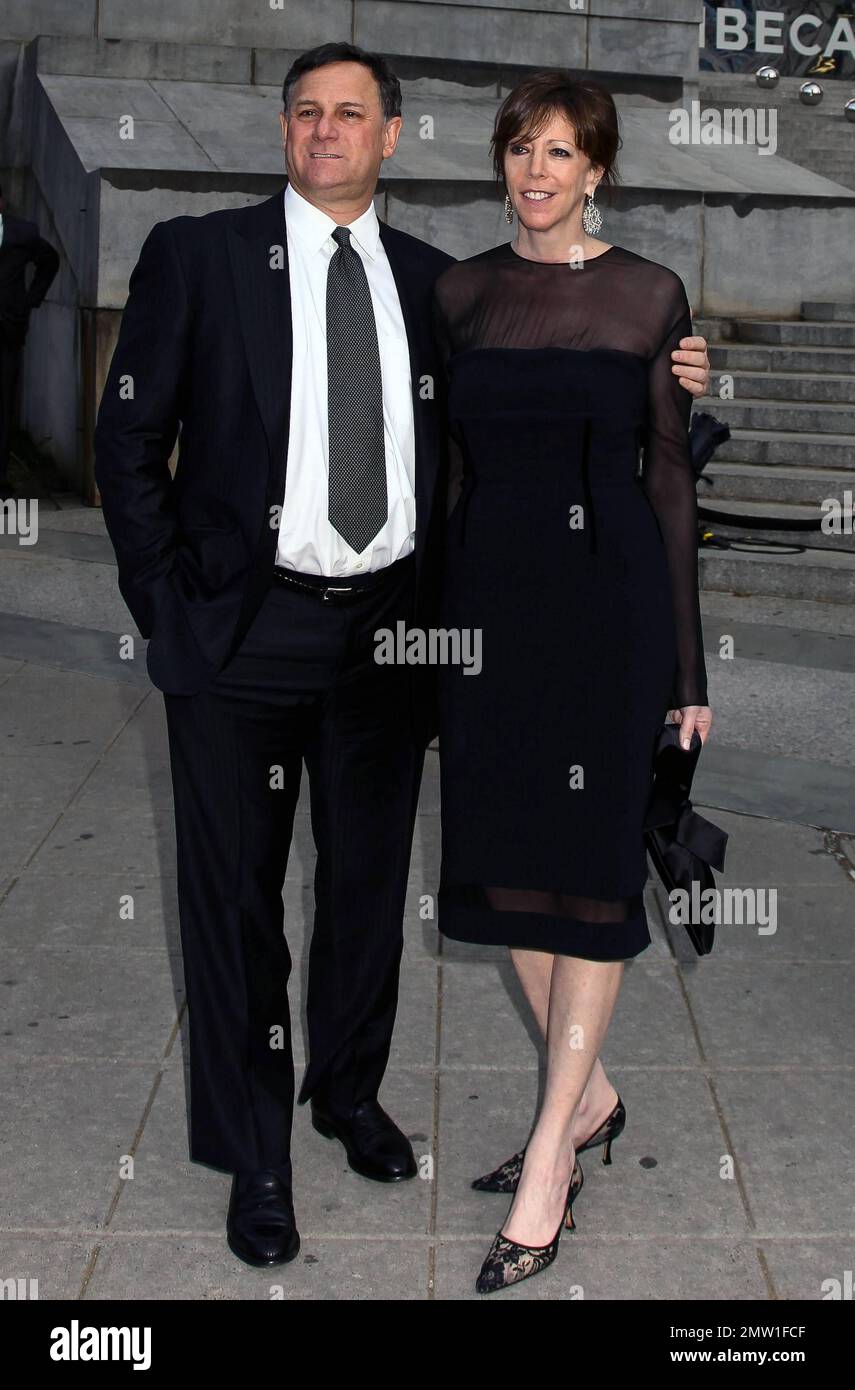 Craig Hatkoff and Jane Rosenthal at the Vanity Fair party during the ...