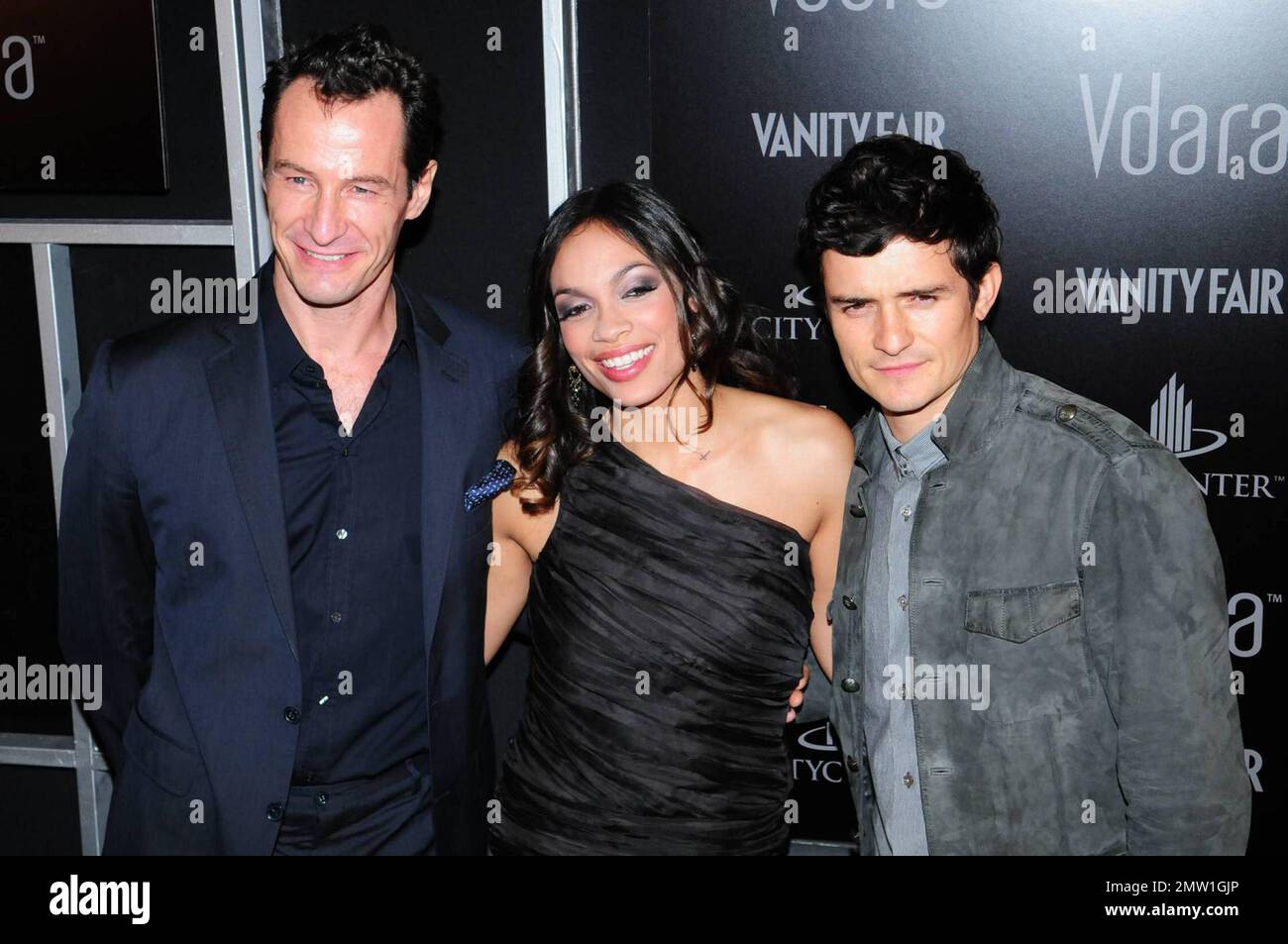 Orlando Bloom, Rosario Dawson and Sebastian Copeland at the grand ...