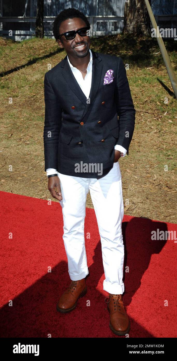 DJ Tony Okungbowa arrives at the inaugural Veuve Clicquot Polo Classic ...