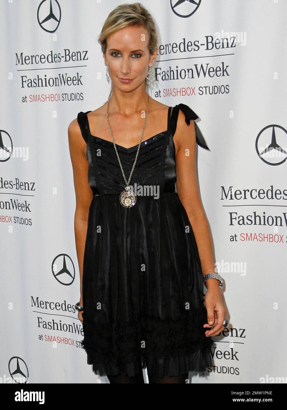 Lady Victoria Hervey attends the Julia Clancey show at Mercedes Benz ...