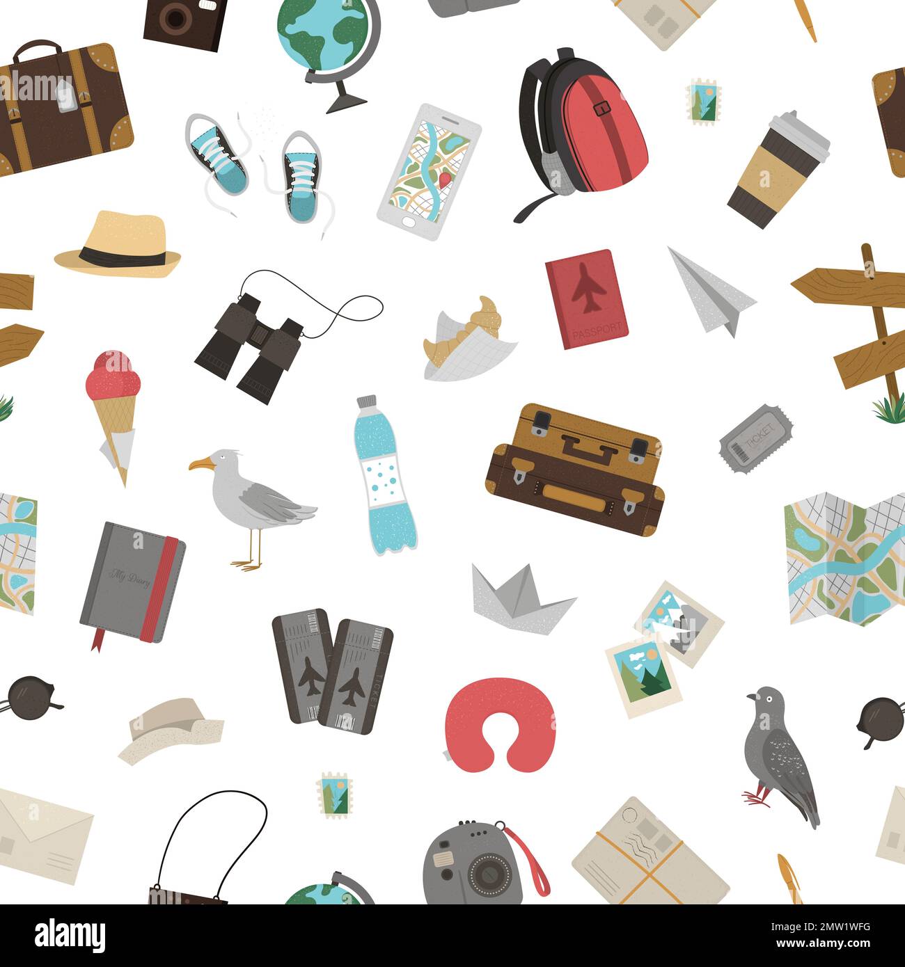 Travel themed icons Stock Vector Images - Alamy