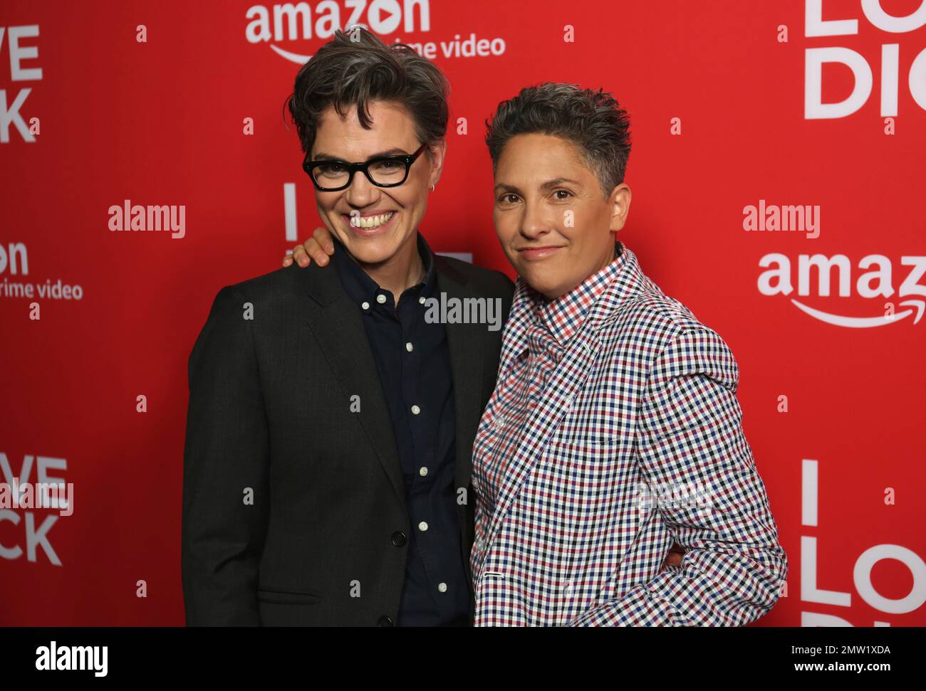 Sarah Gubbins, left, and Jill Soloway arrive at the Los Angeles ...