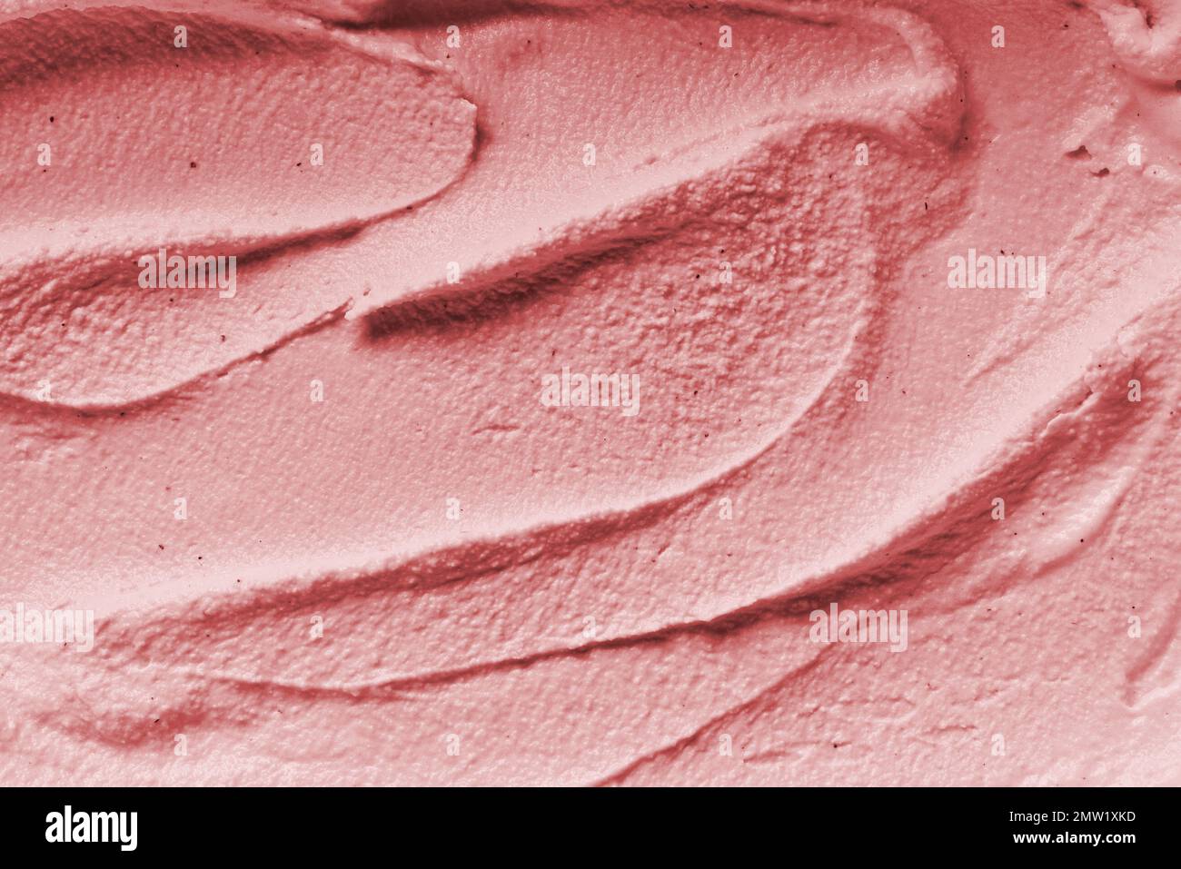 homemade strawberry ice cream texture Stock Photo - Alamy