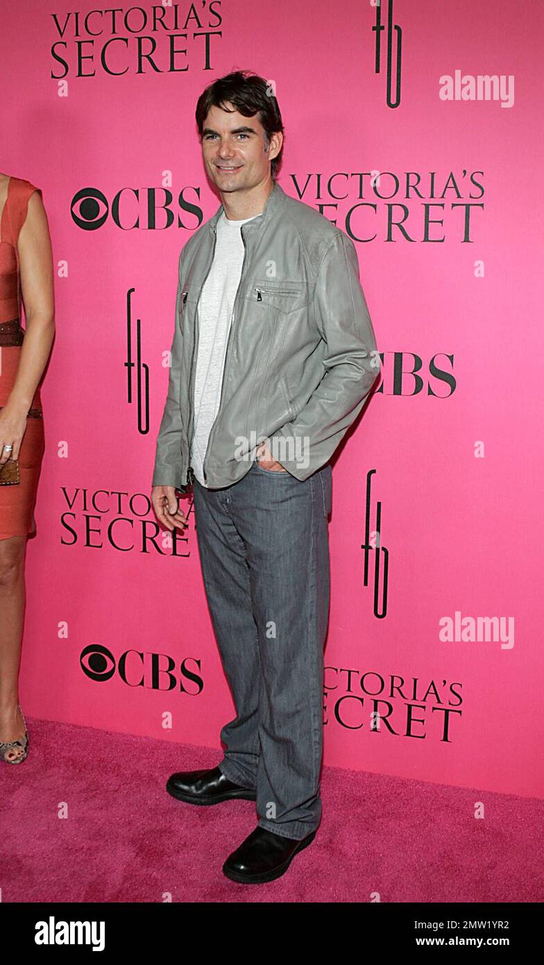 NASCAR driver Jeff Gordon appears on the Victoria's Secret Fashion Show ...