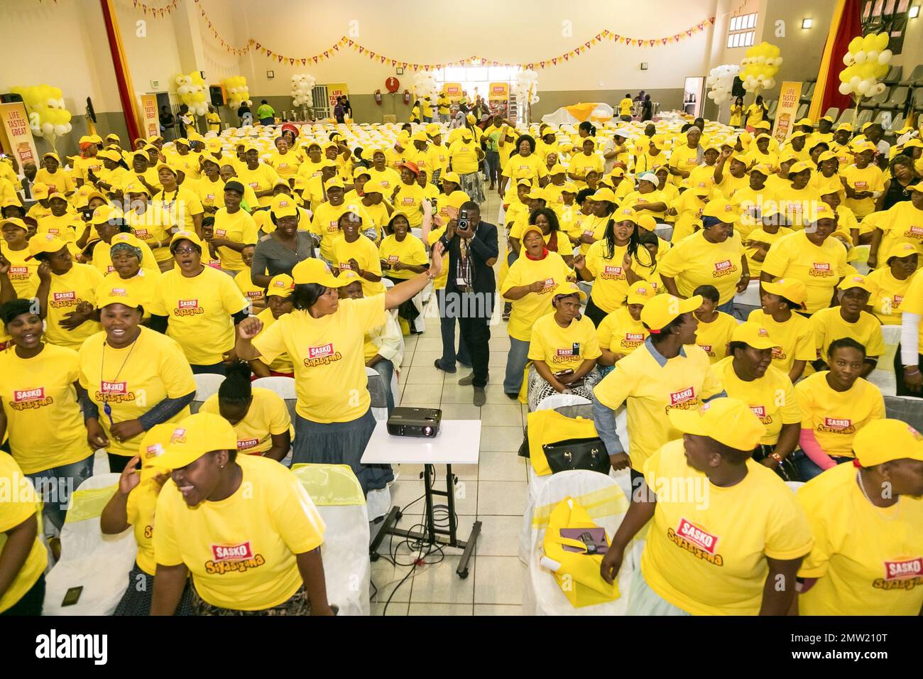 Johannesburg, South Africa - September 17, 2015: African community ...