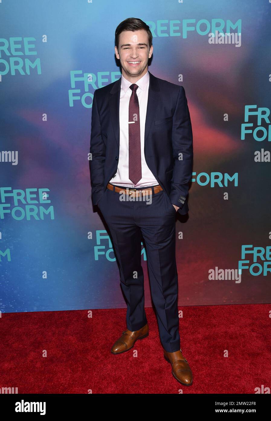 Burkely Duffield attends the ABC Freeform 2017 Upfront at the Hudson ...