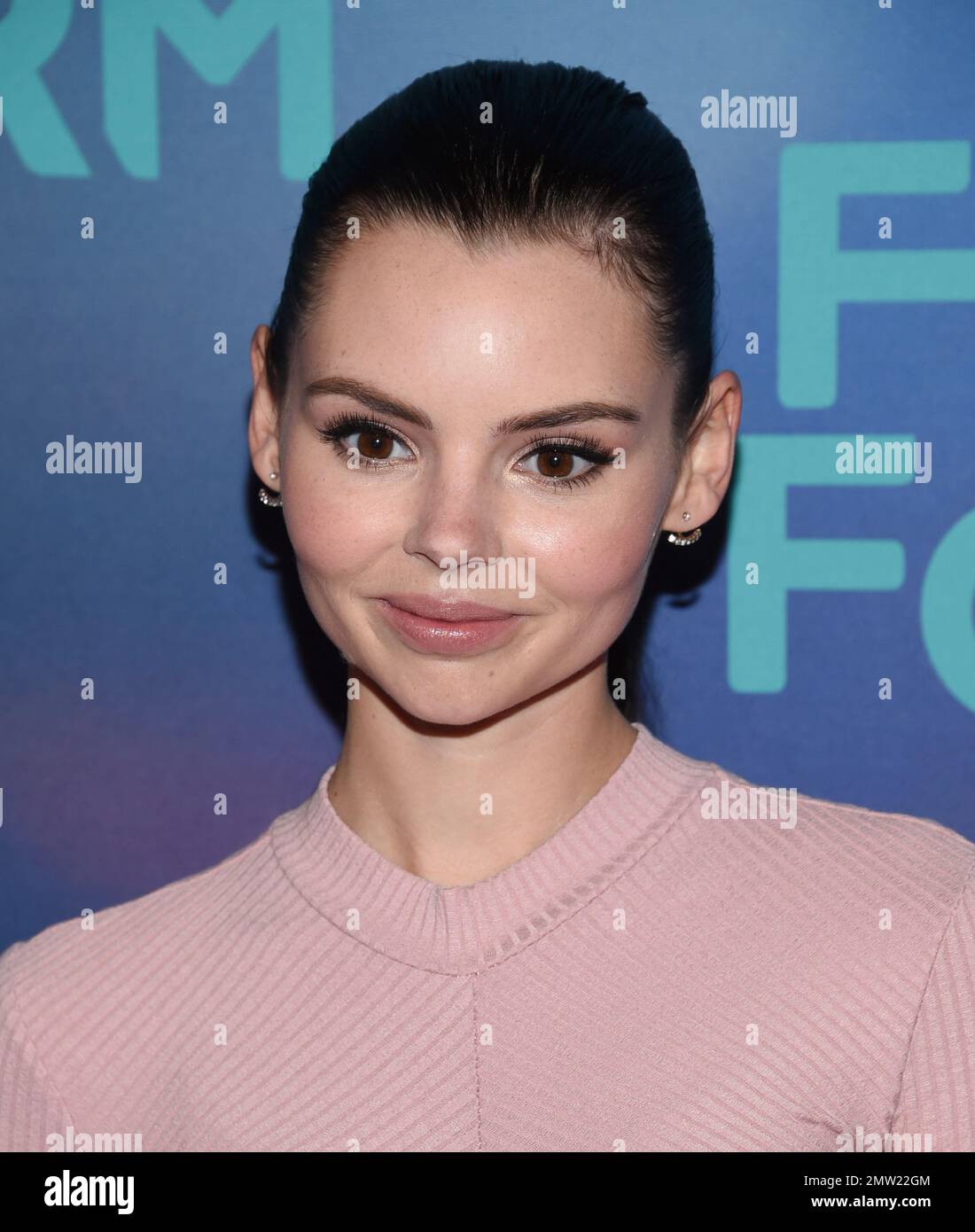 Actress Eline Powell attends the ABC Freeform 2017 Upfront at the ...