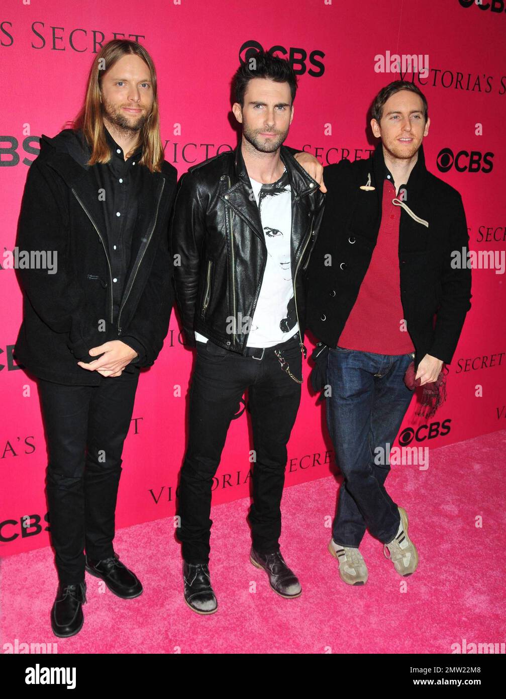 James Valentine, Adam Levine and Jesse Carmichael of the band Maroon 5 ...
