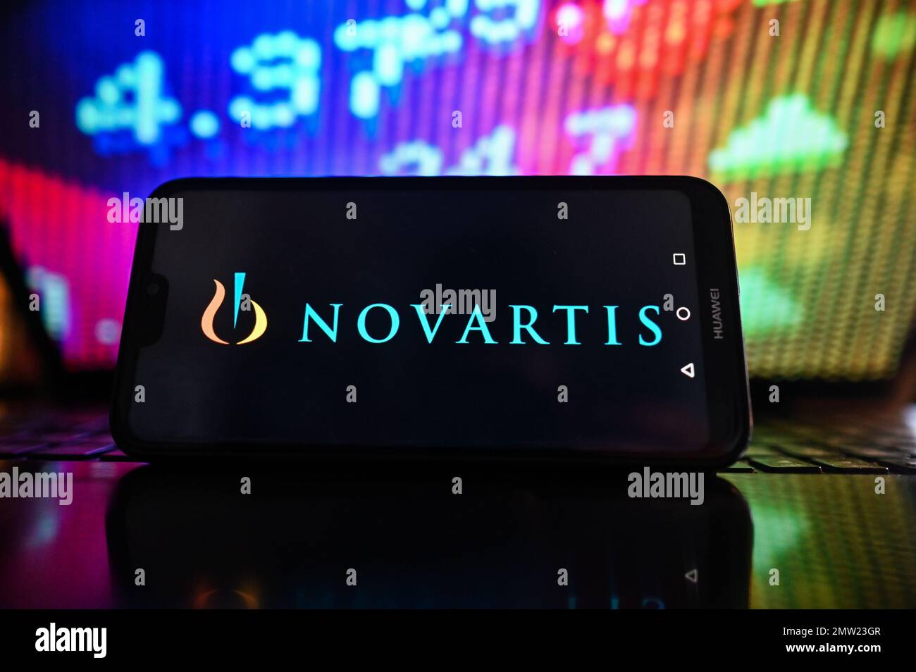 Photo illustration novartis logo hi-res stock photography and images ...