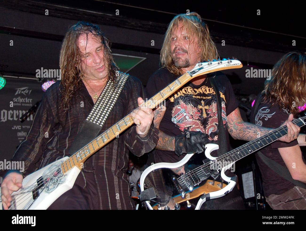 Vince Neil performs at the grand opening of the first Dr. Feelgood's ...