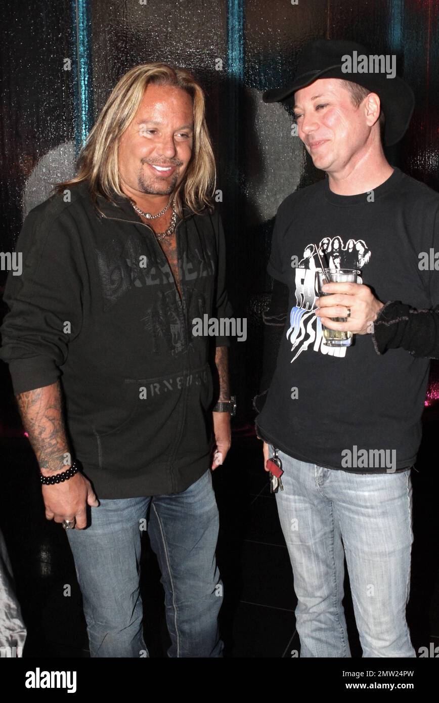 EXCLUSIVE!! - Vince Neil and guitarist Brent Muscat of 'Faster Pussycat ...