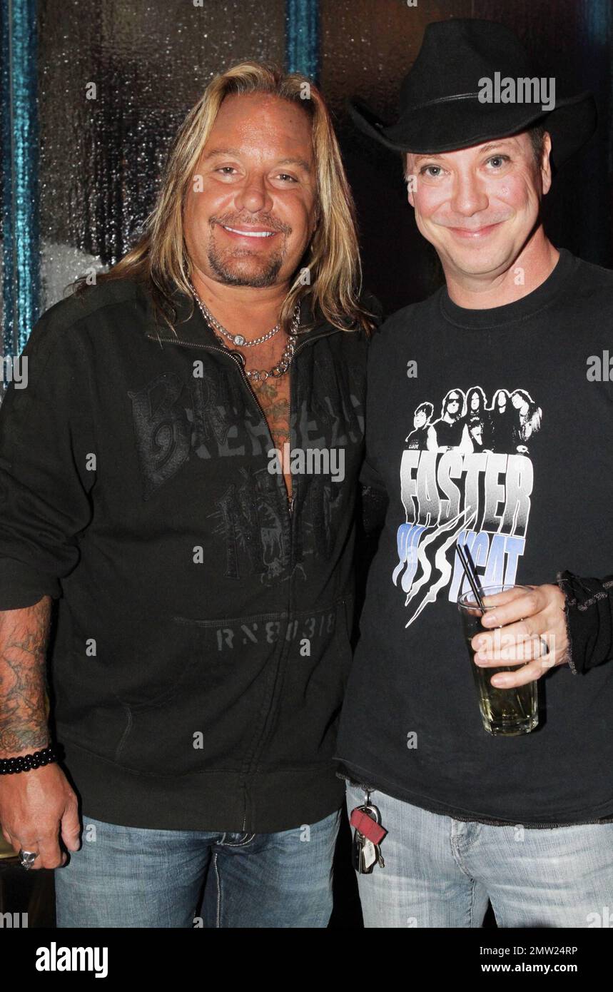 EXCLUSIVE!! - Vince Neil and guitarist Brent Muscat of 'Faster Pussycat ...
