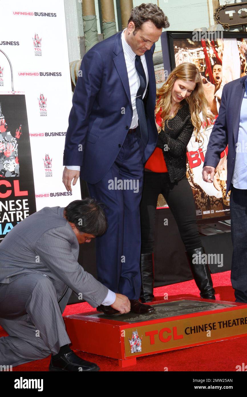 Vince Vaughn at his Star Ceremony on the Hollywood Walk of Fame. Los ...