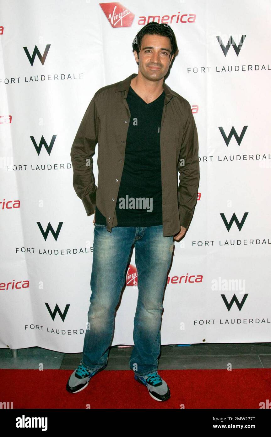 French actor and model, Gilles Marini, attends a launch party ...