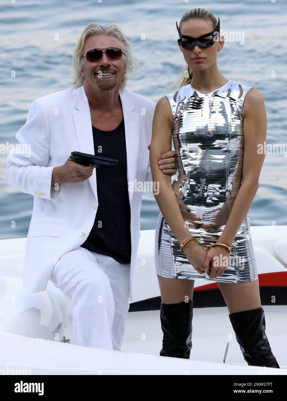 Richard Branson and Karolina Kurkova celebrate 25 years of Virgin ...