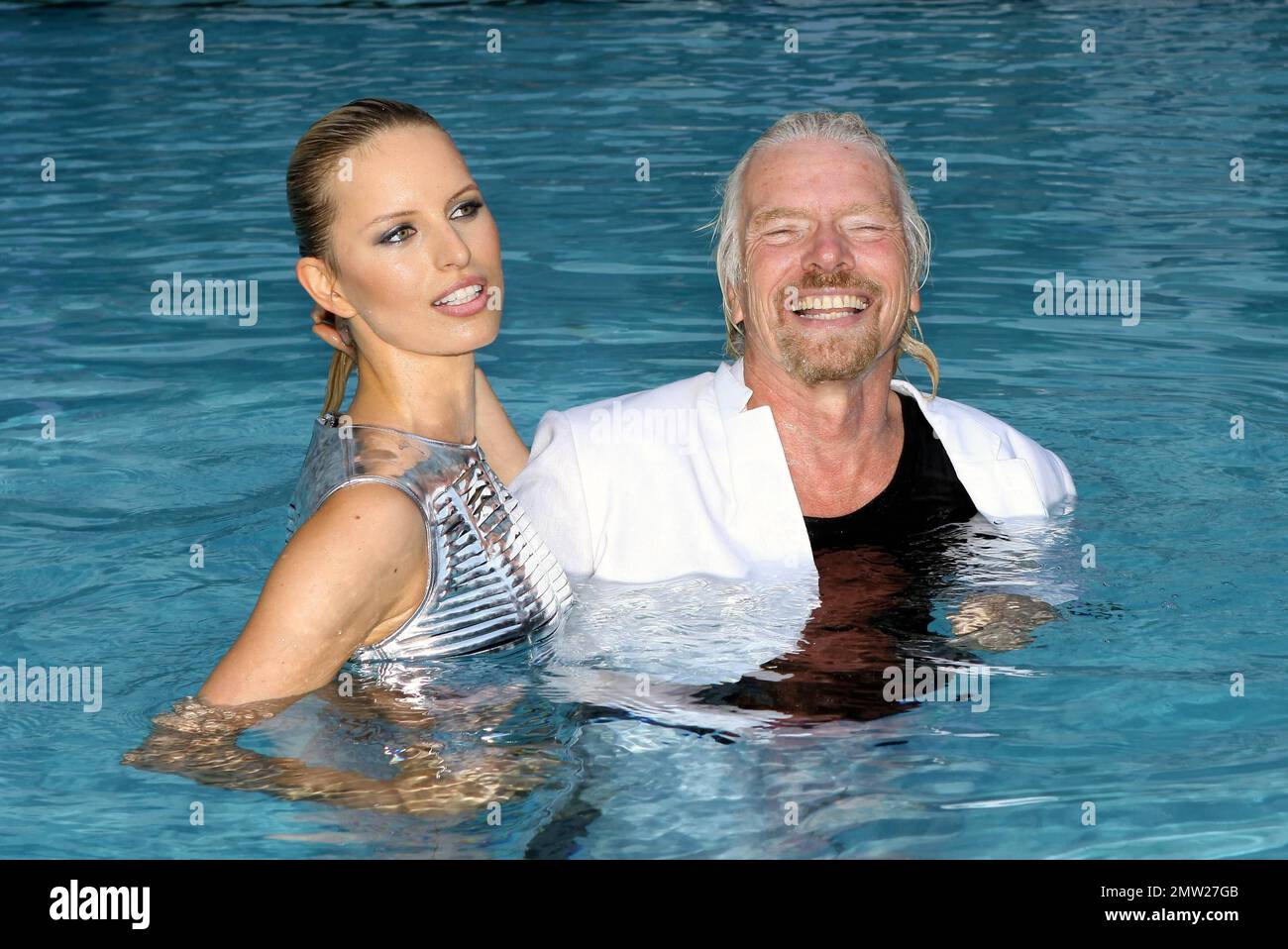 Richard Branson and Karolina Kurkova celebrate 25 years of Virgin ...