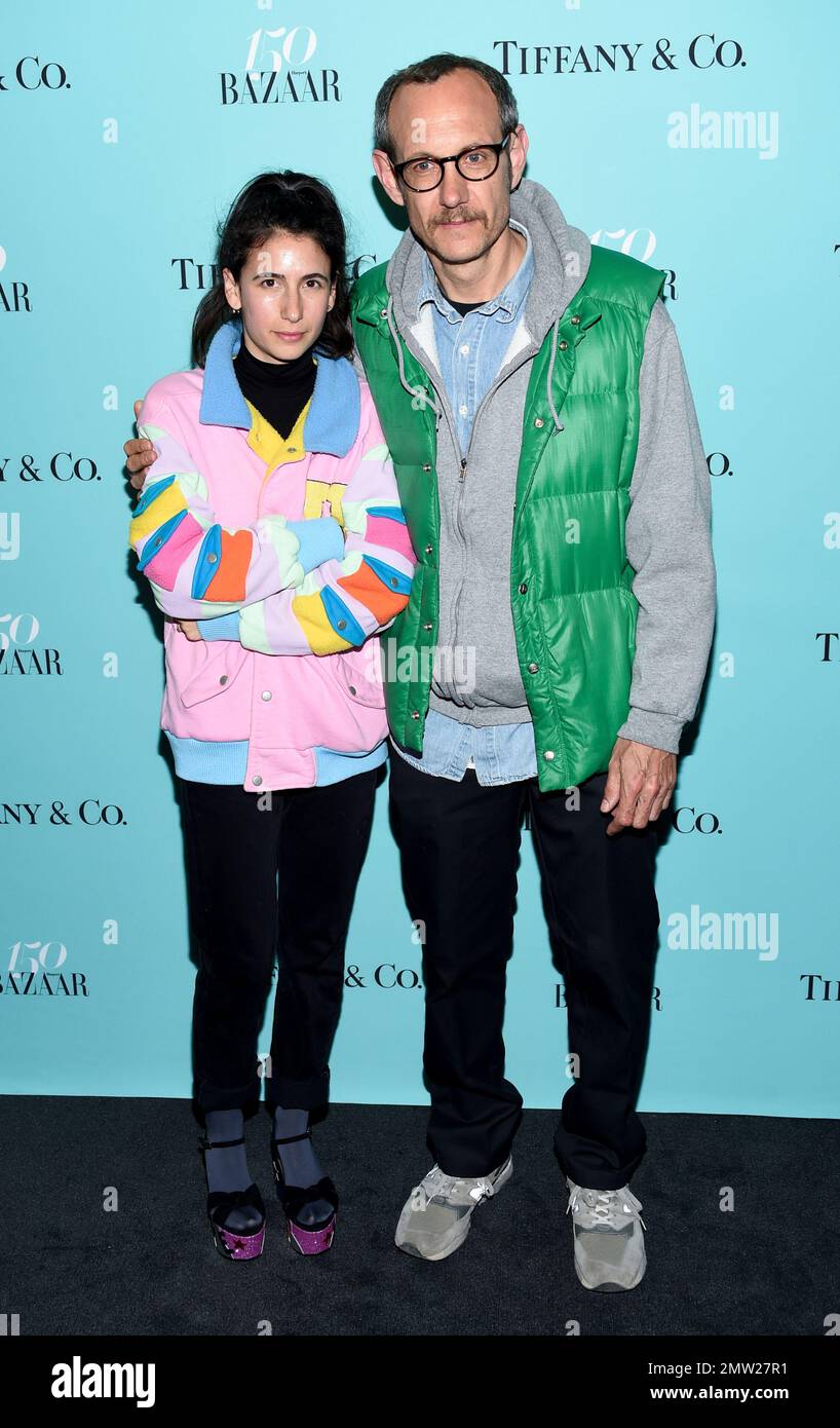 Terry Richardson and girlfriend Alexandra Bolotow attend the Harper's ...