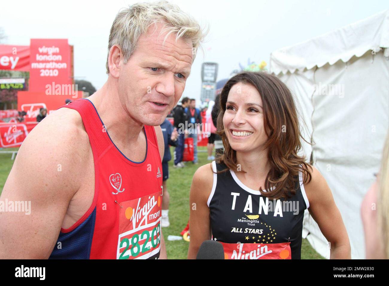 Gordon Ramsay and Tana Ramsay participate, along with several other ...
