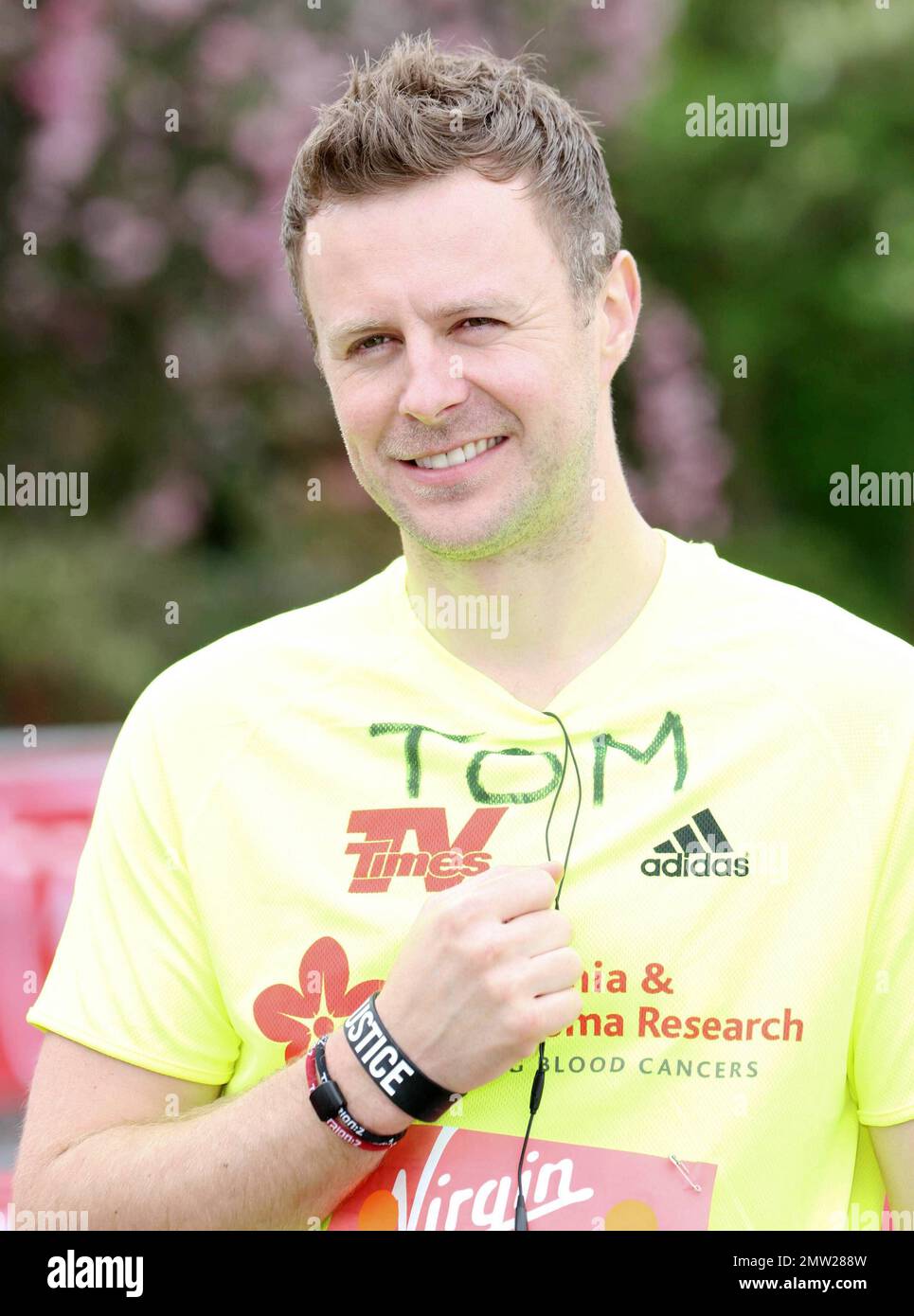 Tom Lister poses for photographers at the celebrity start during the ...